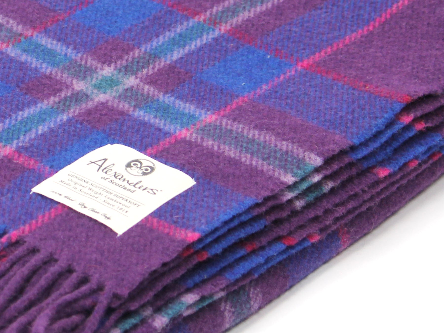 Alexanders of Scotland wool fabrics, blankets and scarves ...
